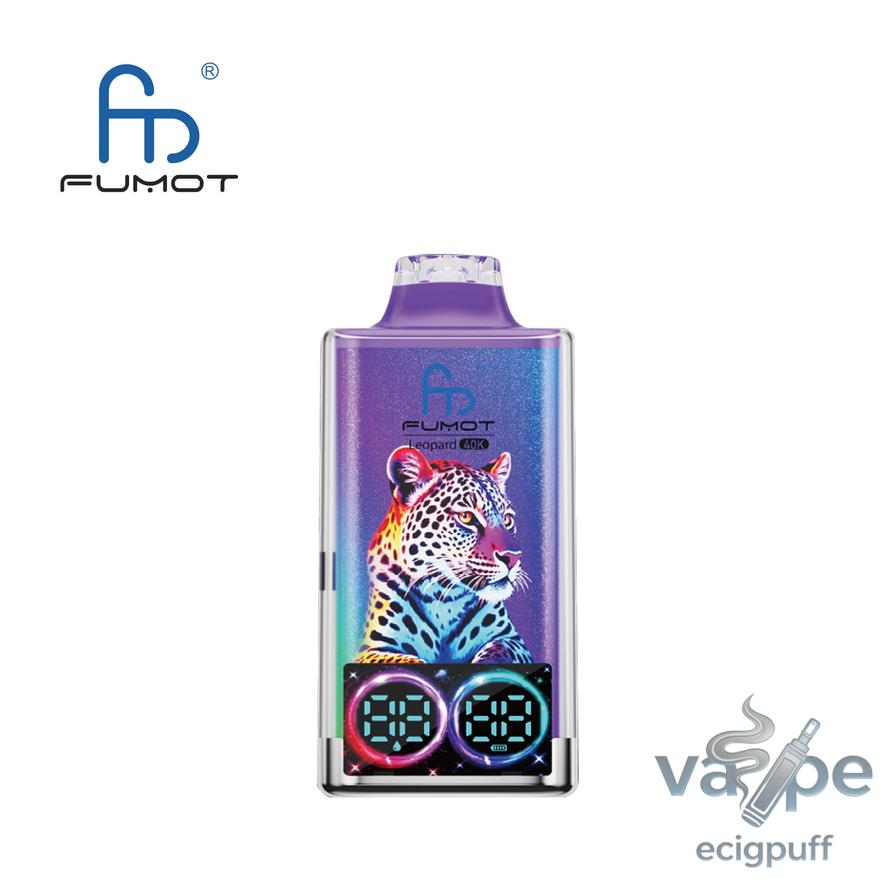 Fumot Leopard 40K Puffs Disposable Vape - LED Screen & Rechargeable ...