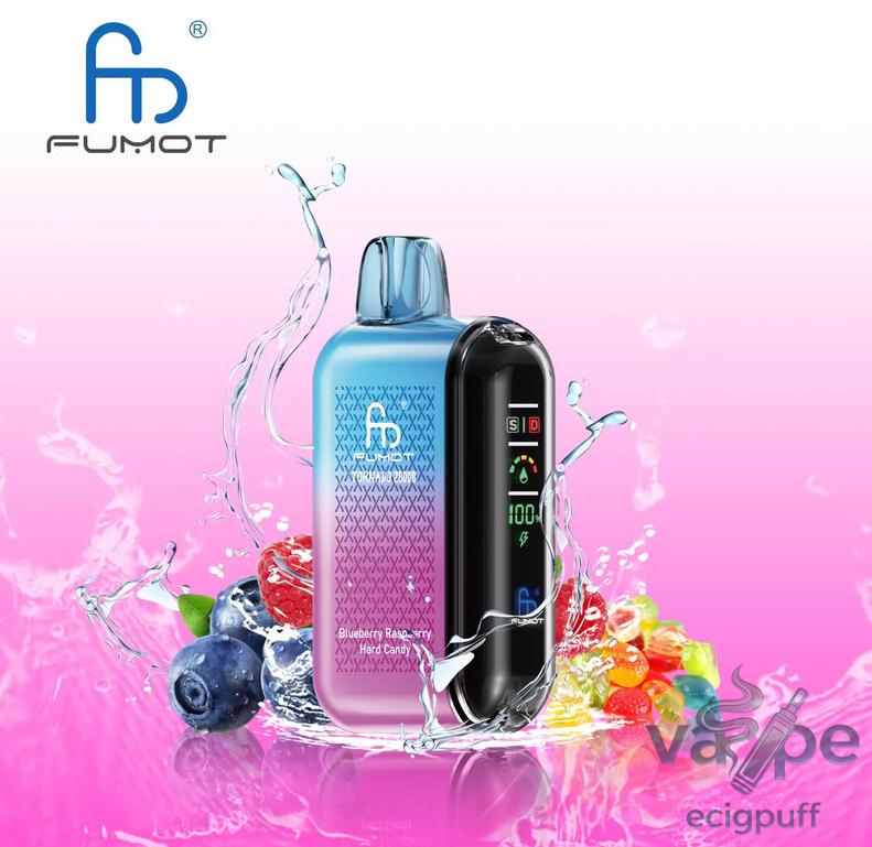Fumot Tornado 20000 Disposable Vape: 20,000 Puffs with LED Screen ...
